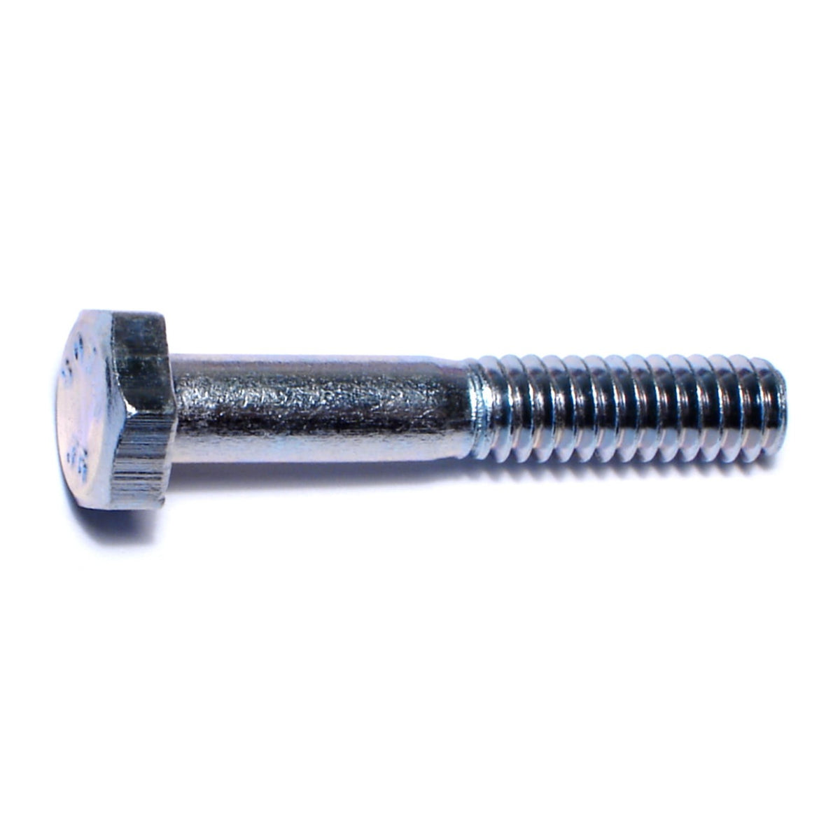 1/4"-20 x 1-1/2" Zinc Plated Grade 2 / A307 Steel Coarse Thread Hex Bo ...
