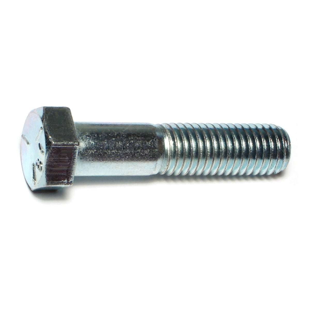 9/16"-12 x 2-1/2" Zinc Plated Grade 5 Steel Coarse Thread Hex Cap Scre ...