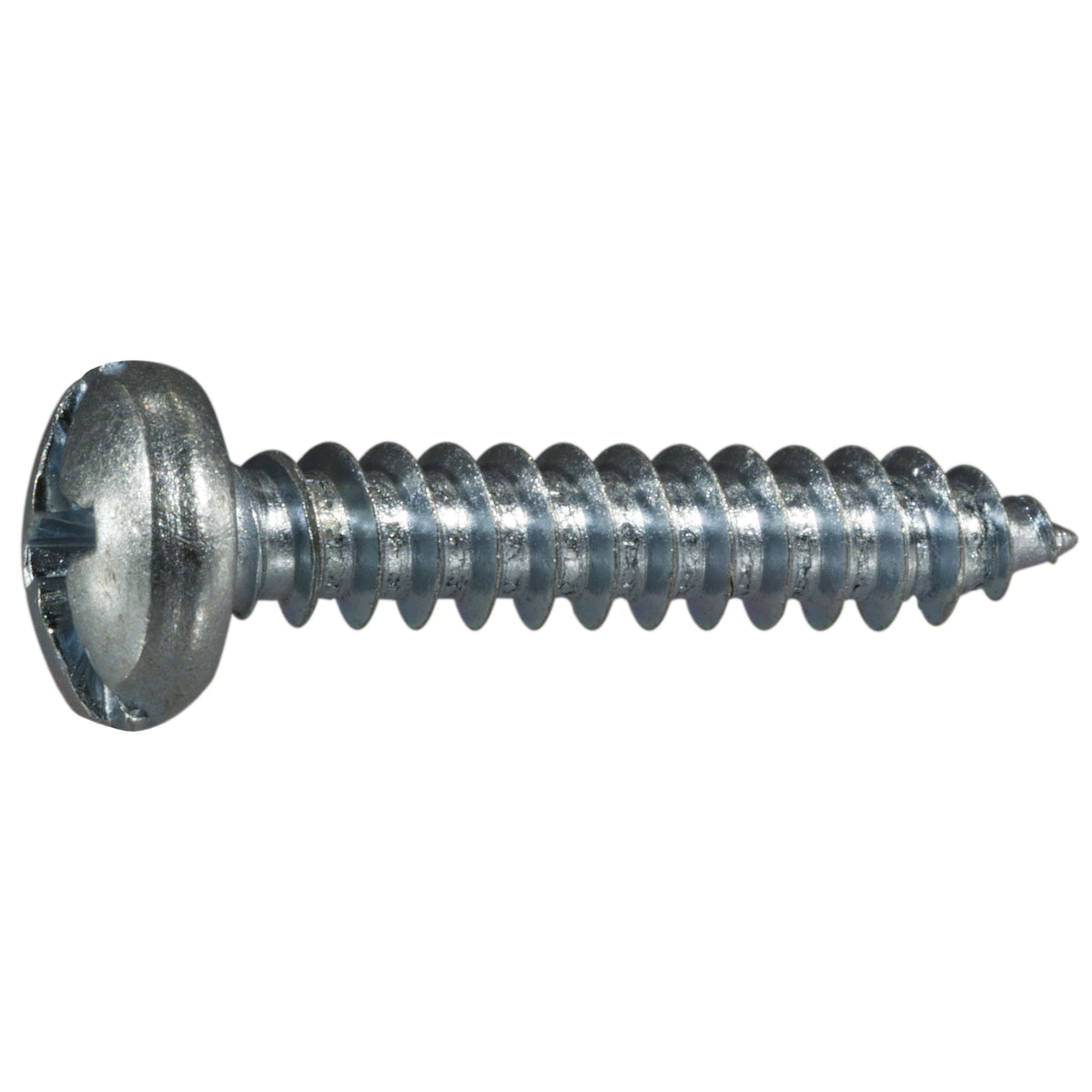 #10 x 1" Zinc Plated Steel Combo Pan Head Sheet Metal Screws — Fastener ...