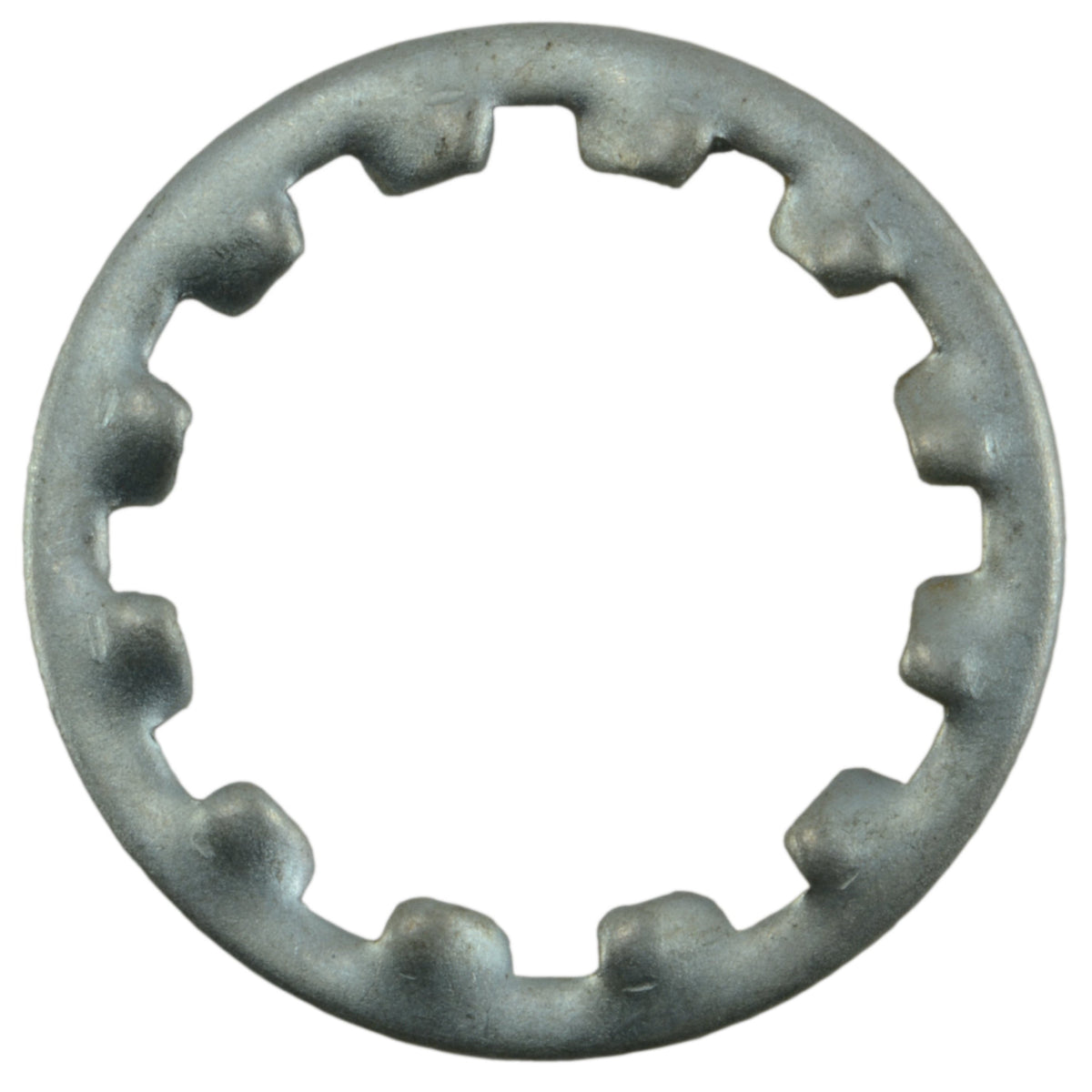 1/2" x 9/16" x 49/64" Zinc Plated Grade 2 Steel Internal Tooth Lock Wa ...