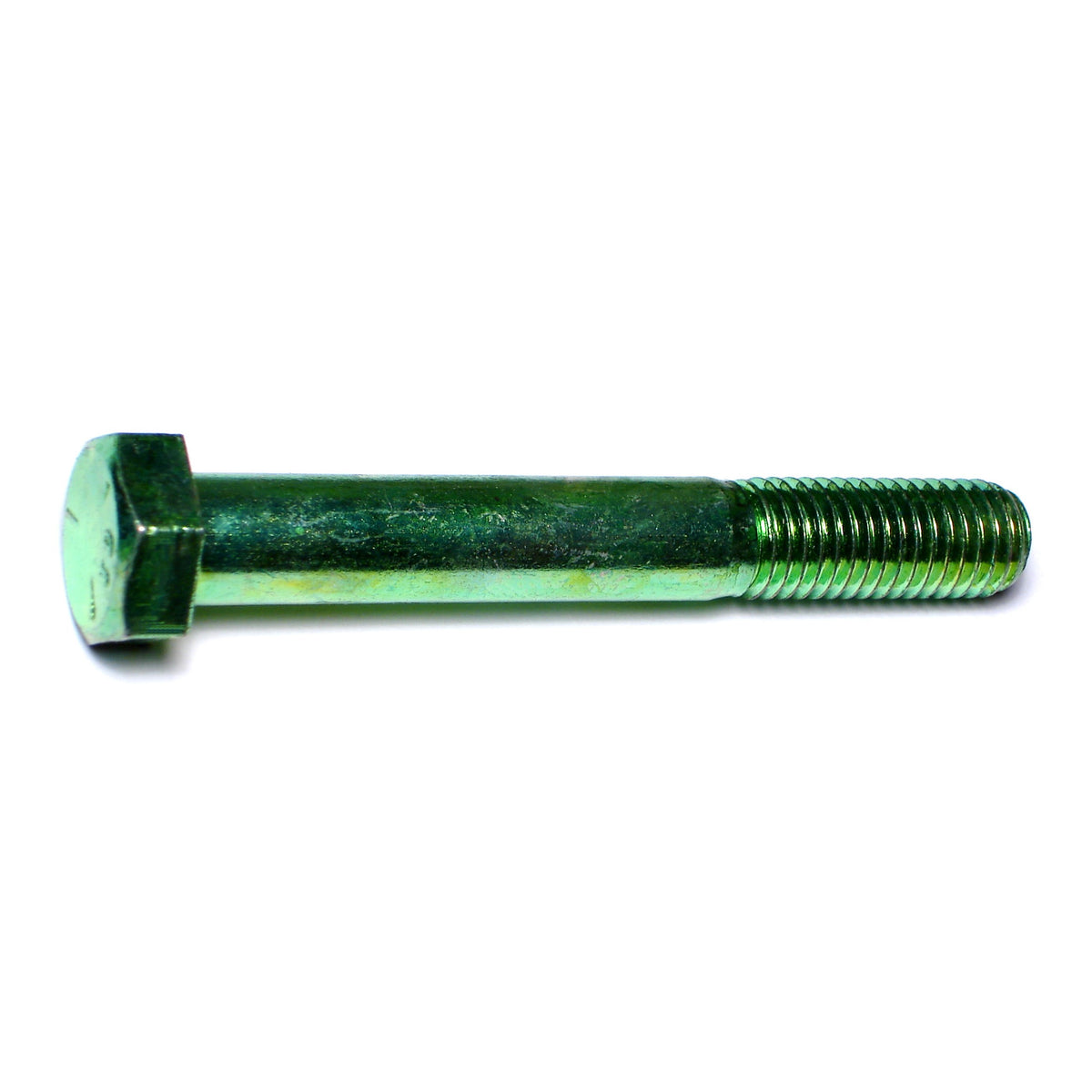 5/8"-11 x 4-1/2" Green Rinsed Zinc Plated Grade 5 Steel Coarse Thread ...