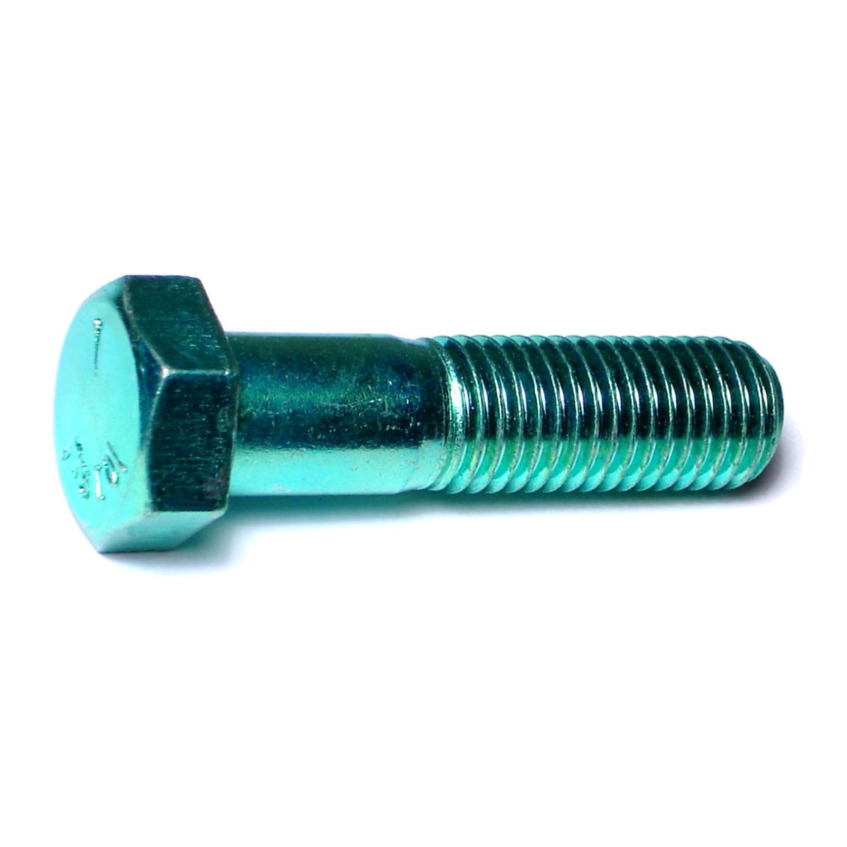 3/4"-10 x 3" Green Rinsed Zinc Plated Grade 5 Steel Coarse Thread Hex ...
