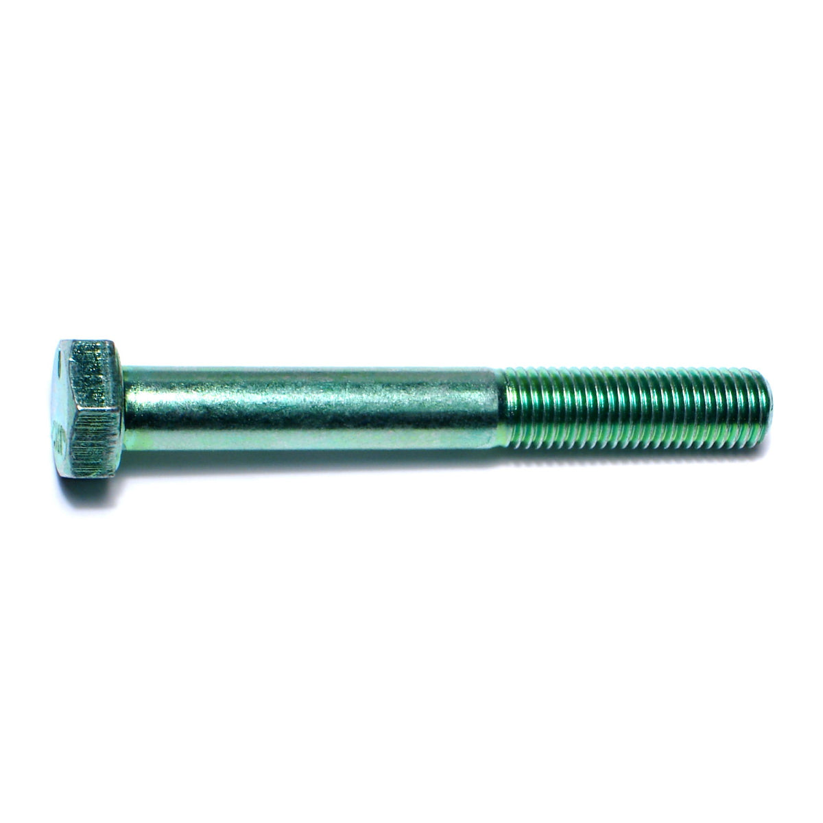 5/16"-24 x 2-1/2" Green Rinsed Zinc Plated Grade 5 Steel Fine Thread H ...
