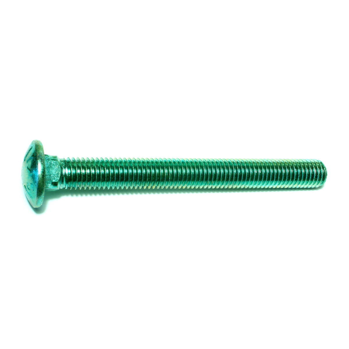 5/8"-11 x 6" Green Rinsed Zinc Plated Grade 5 Steel Coarse Thread Carr ...
