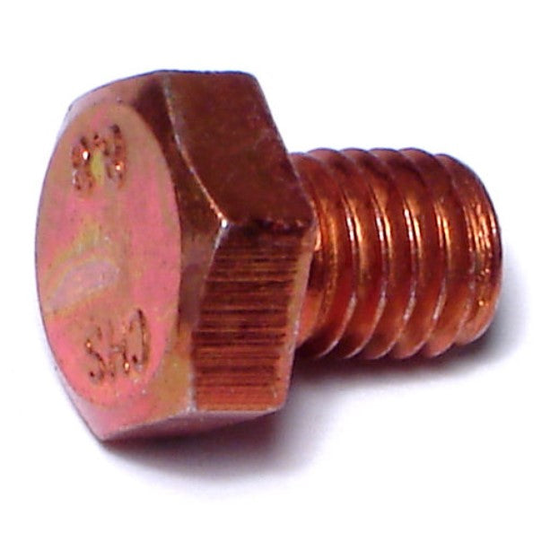 8mm-1.25 x 10mm Zinc Plated Class 8.8 Steel Coarse Thread Hex Cap Scre ...