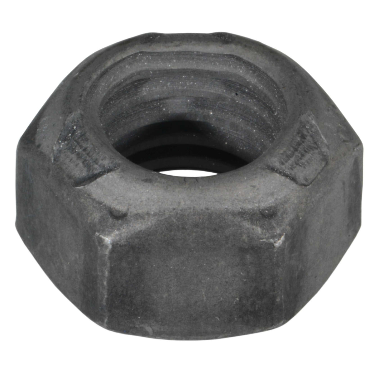 1/2"-13 Black Phosphate Grade 2 Steel Coarse Thread Lock Nuts ...