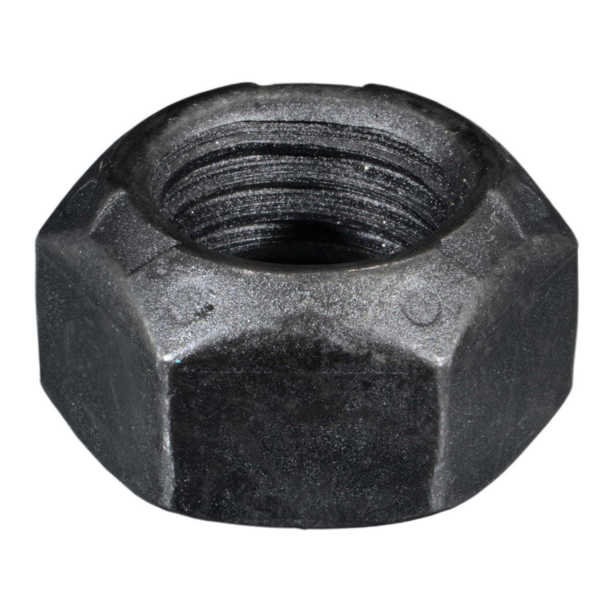 7/8"-9 Black Phosphate Grade 2 Steel Coarse Thread Lock Nuts — Fastener ...