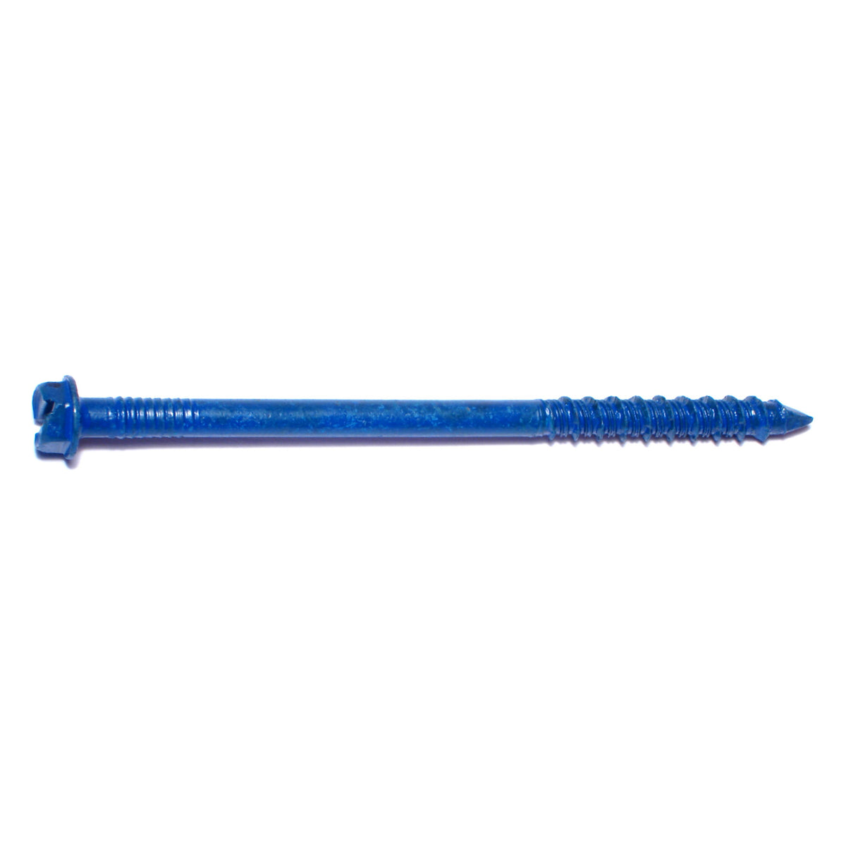 1/4" x 4" Climaseal Coated Steel Slotted Hex Washer Head Masonry Screw ...