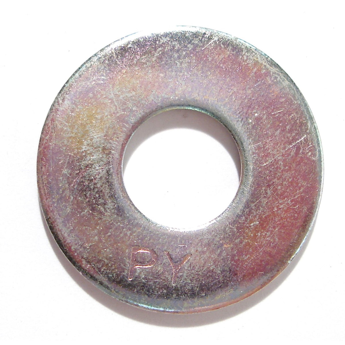 1/2" x 9/16" x 1-3/8" Zinc Plated Grade 8 Steel USS Flat Washers ...