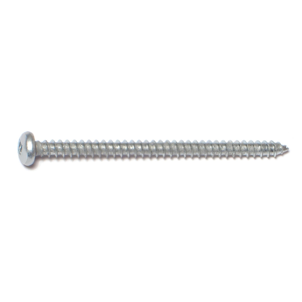#8 x 2-1/2" Zinc Plated Steel Square Drive Pan Head Sheet Metal Screws ...