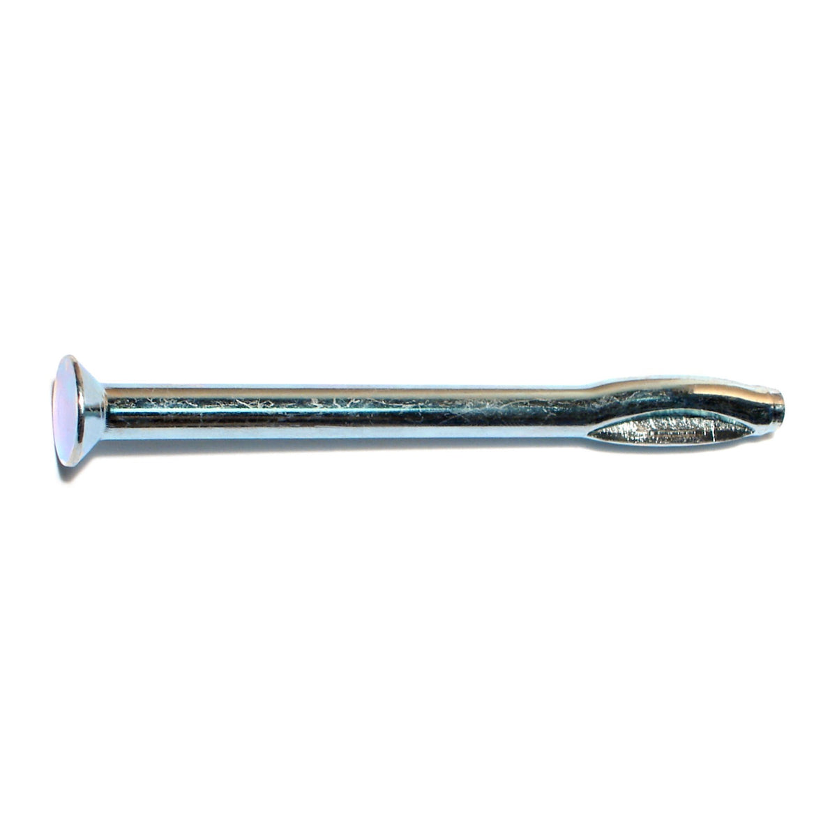 1/4" x 3-1/2" Zinc Plated Steel Split Flat Head Drive Anchors ...