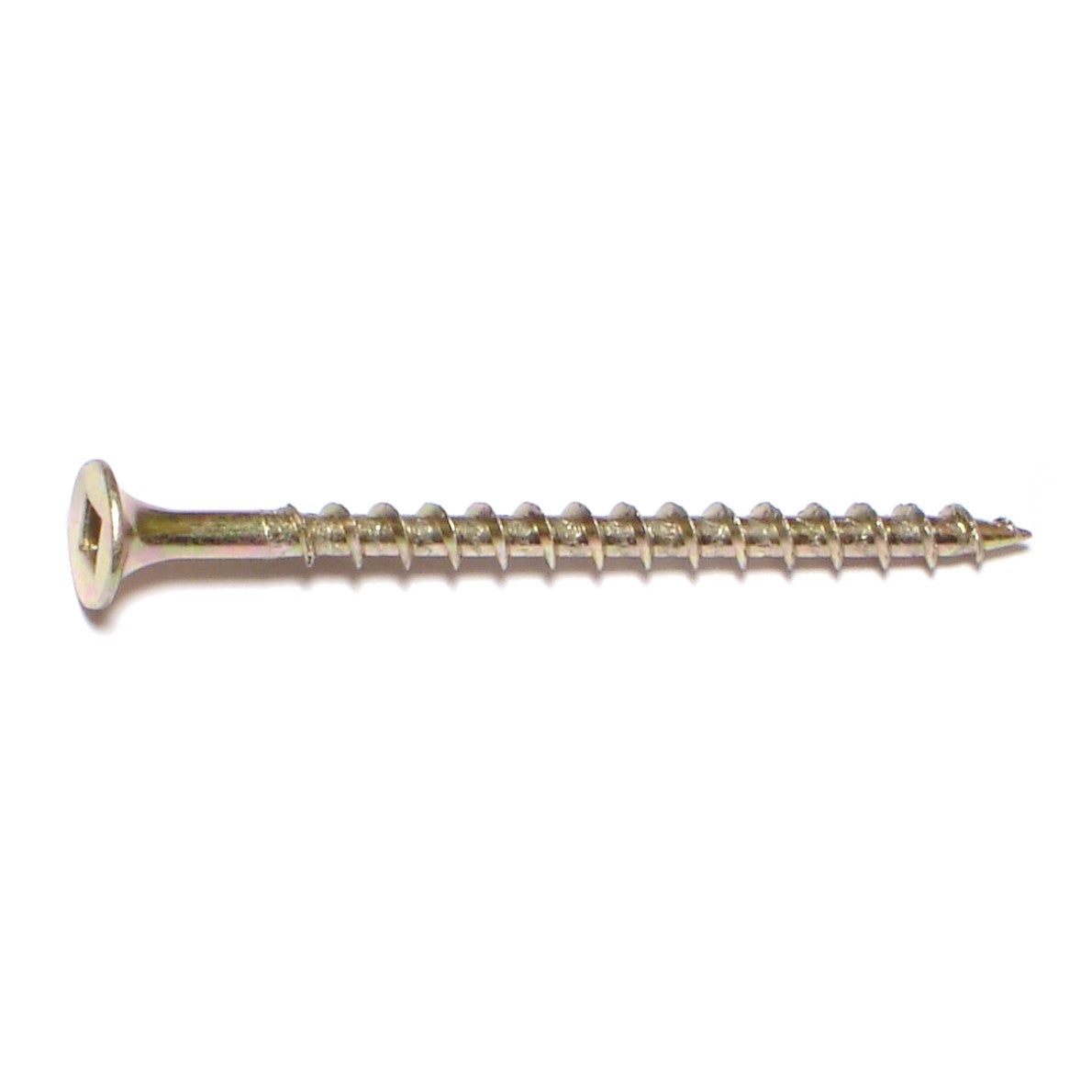 #6 x 2-1/4" Zinc Plated Steel Coarse Thread Bugle Head Square Drive Al ...