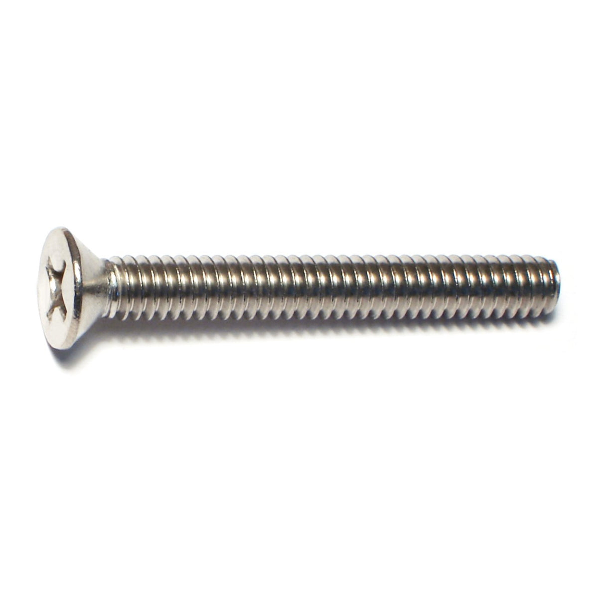 1/4"-20 x 2" 18-8 Stainless Steel Coarse Thread Phillips Flat Head Mac ...