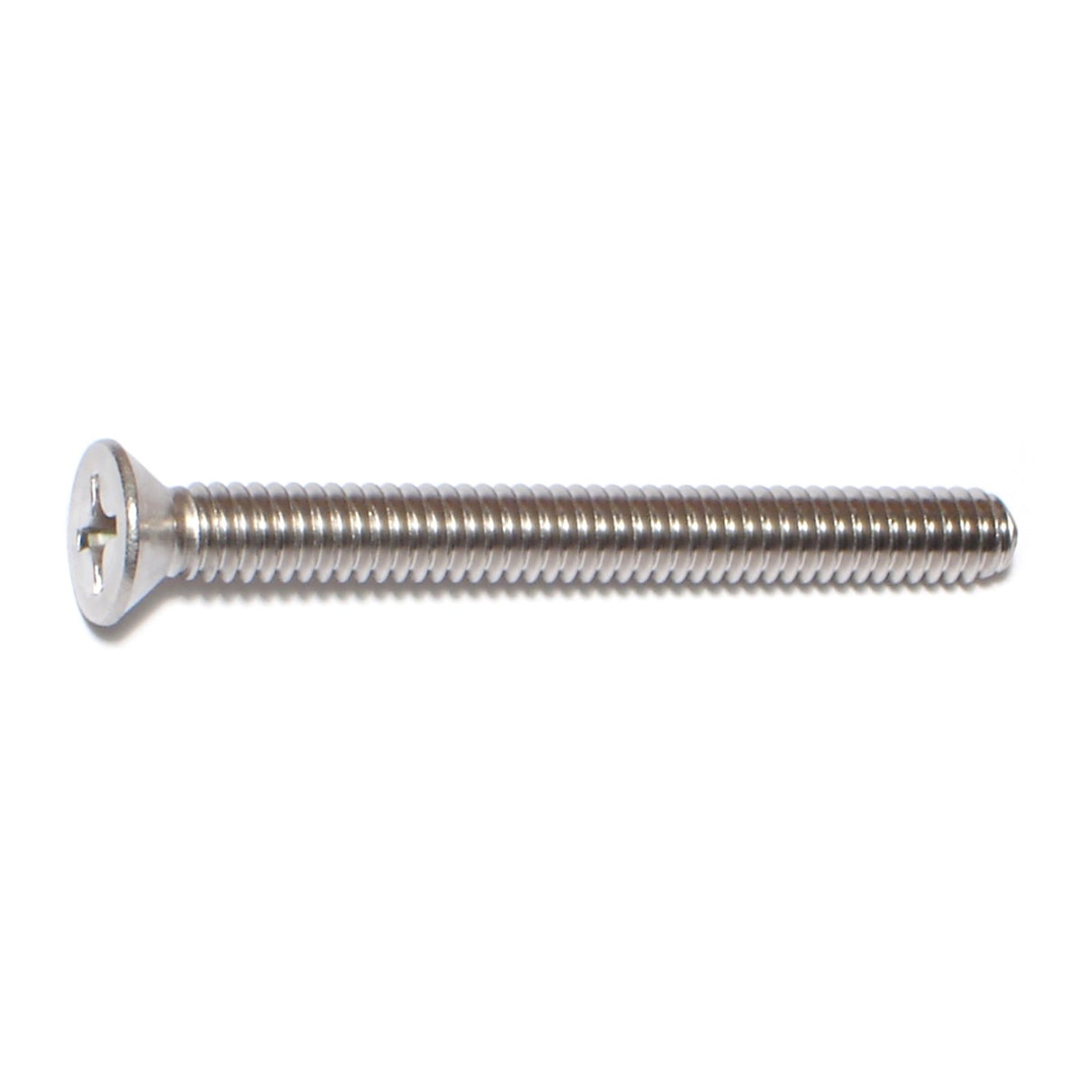 1/4"-20 x 2-1/2" 18-8 Stainless Steel Coarse Thread Phillips Flat Head ...