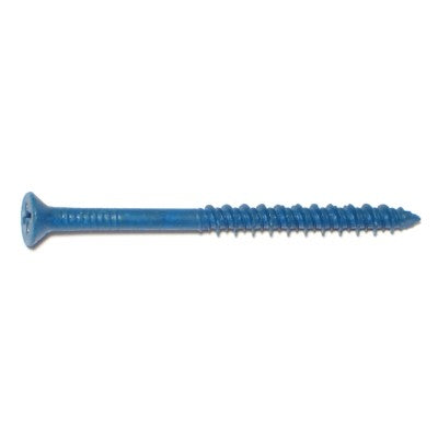 3/16" x 2-3/4" Blue Ruspert Coated Steel Phillips Flat Head Tapcon Mas ...