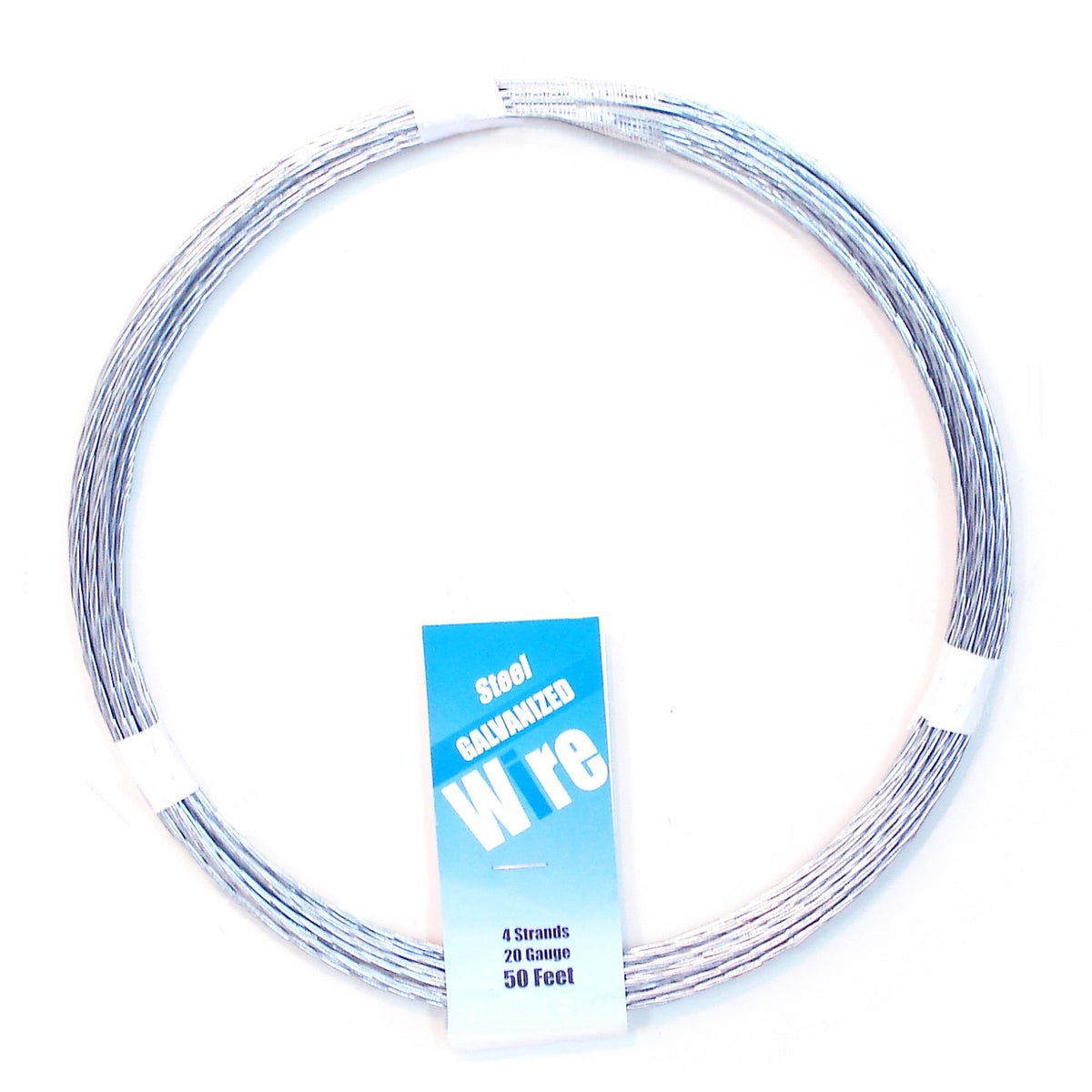 20 WG x 50' Galvanized Steel 4 Strand Wire — Fastener Line