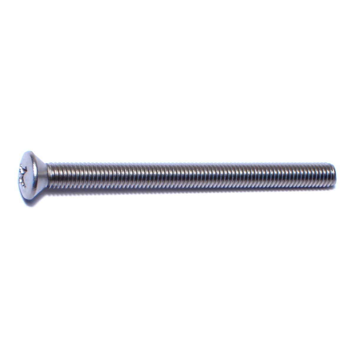 #10-32 x 2-1/2" 18-8 Stainless Steel Fine Thread Phillips Oval Head Ma ...
