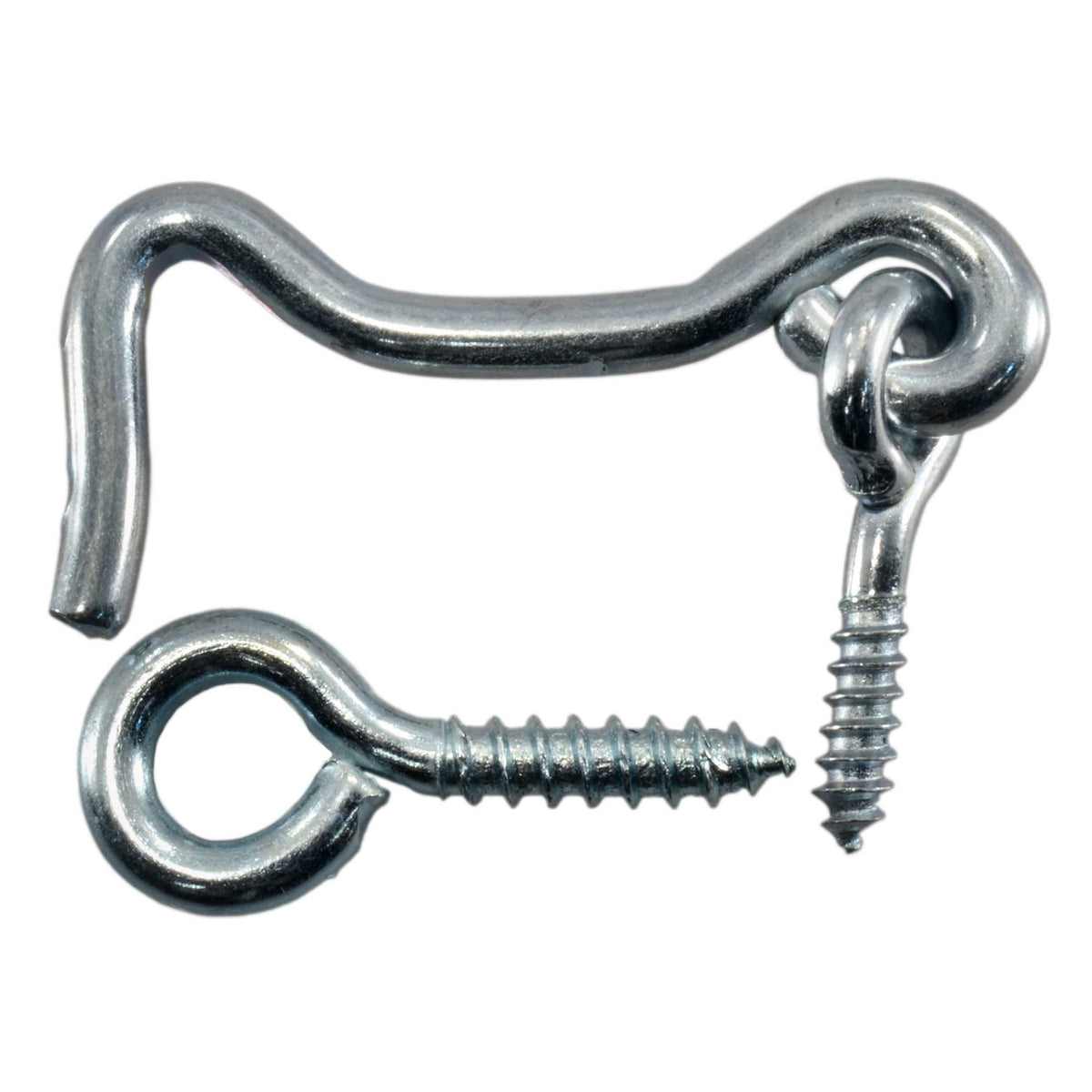 5/32" x 1-1/2" Zinc Plated Steel Gate Hooks & Eyes — Fastener Line
