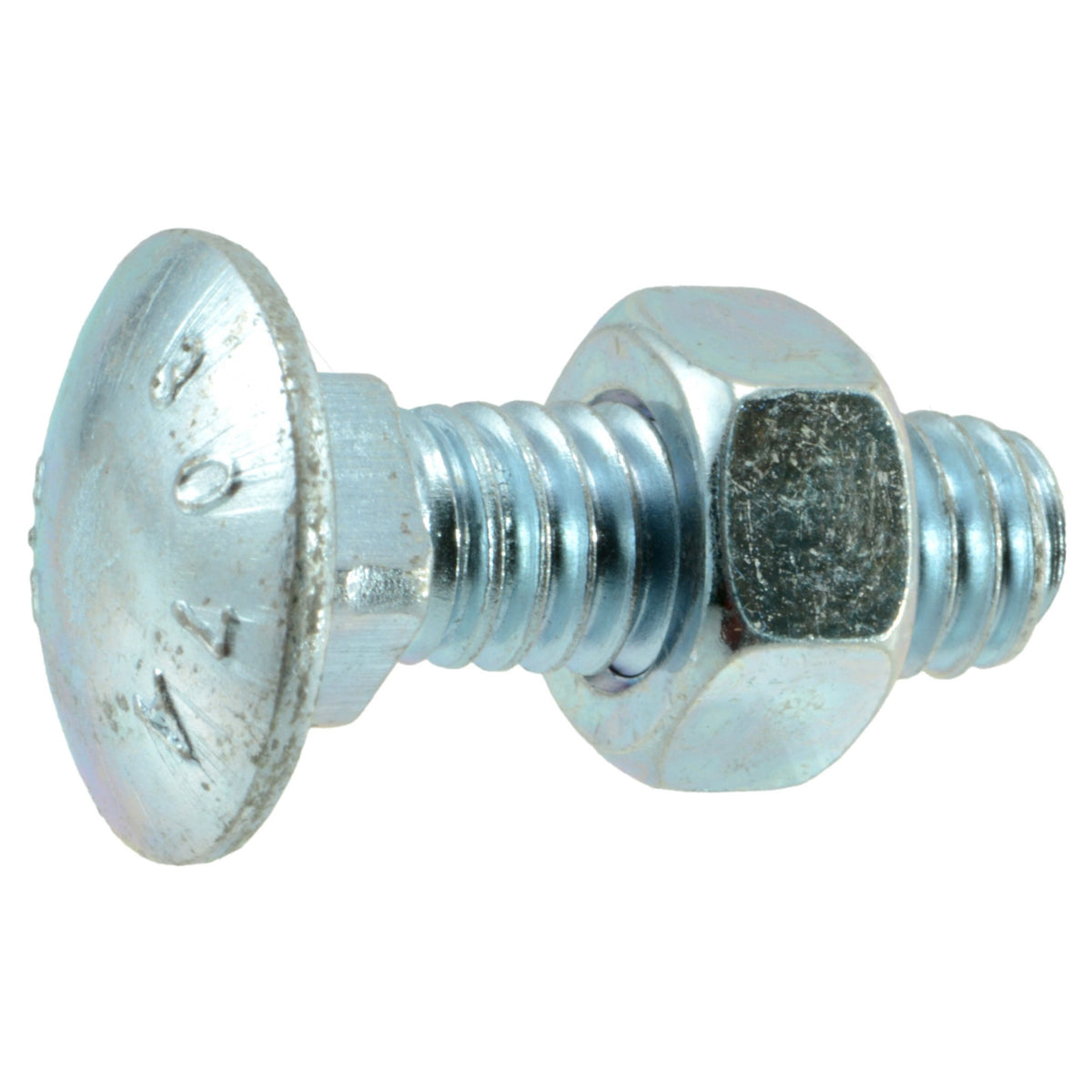5/16"-18 x 1" Zinc Plated Grade 2 / A307 Steel Coarse Thread Carriage ...