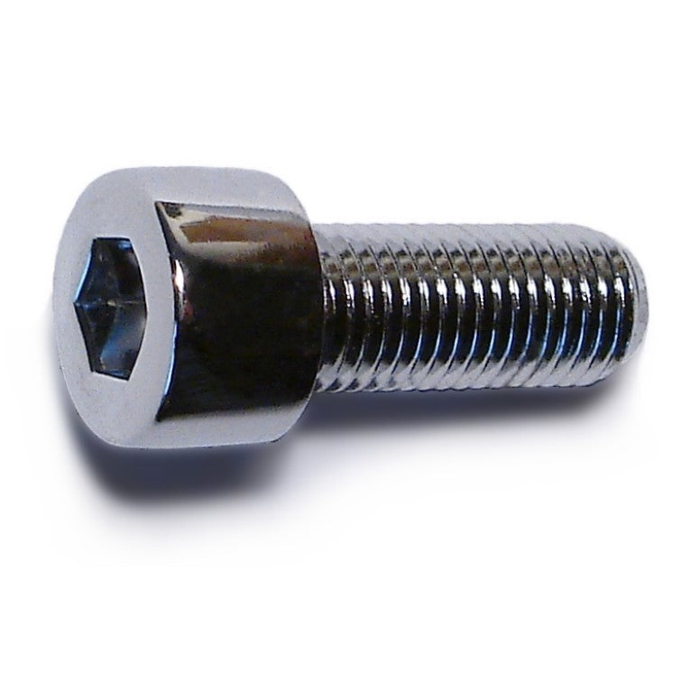 8mm-1.0 x 20mm Chrome Plated Class 12.9 Steel Fine Thread Smooth Head ...