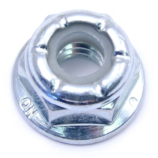 1/4"-20 Zinc Plated Grade 5 Steel Coarse Thread Flange Lock Nuts ...