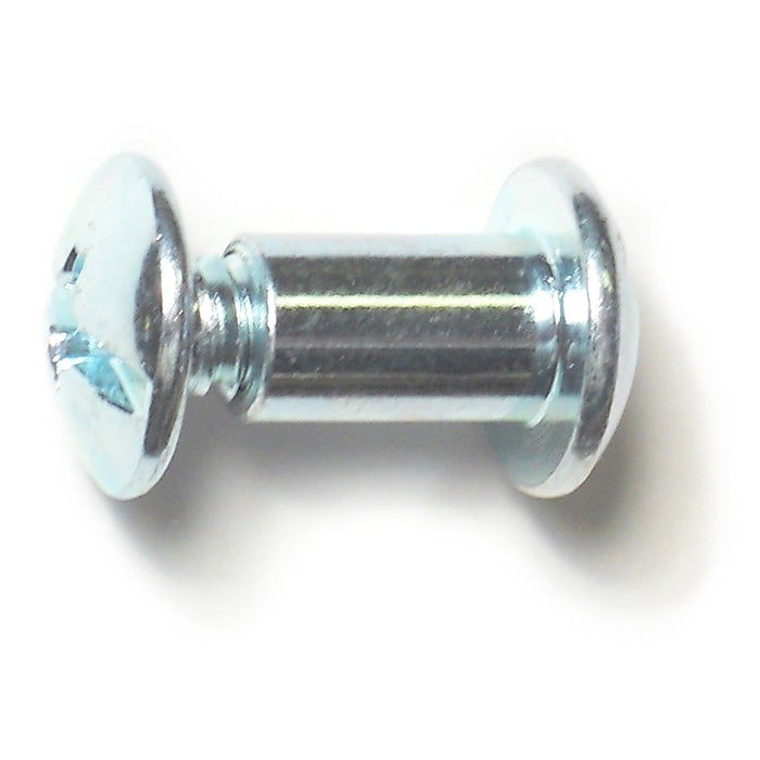1/4" x 1/2" Zinc Plated Steel Posts with Screws — Fastener Line