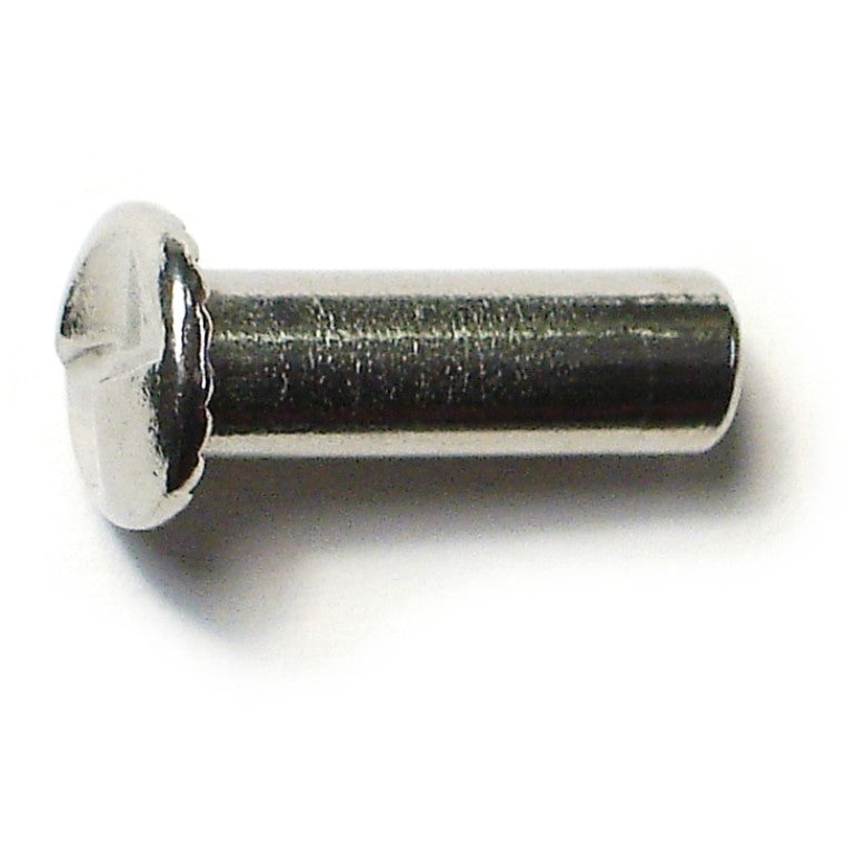 #10-24 x 1/4" x 3/4" 18-8 Stainless Steel Slotted One-Way Head Binding ...