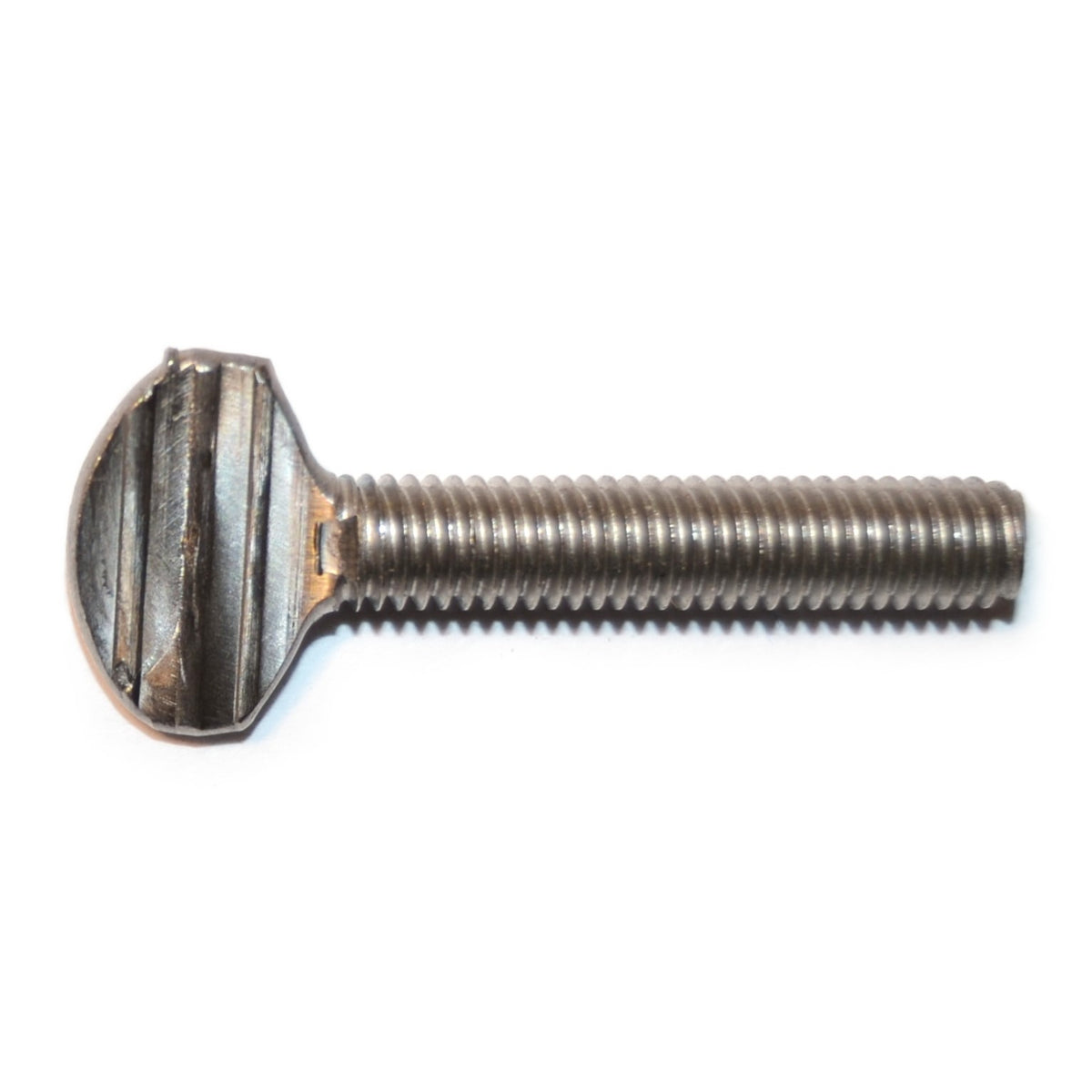 #10-32 x 1" 18-8 Stainless Steel Fine Thread Spade Head Thumb Screws ...