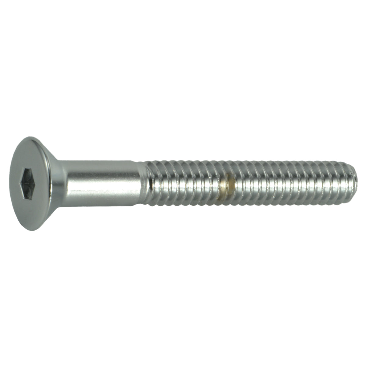 1/4"-20 x 2" Chrome Plated Steel Coarse Thread Flat Head Socket Cap Sc ...