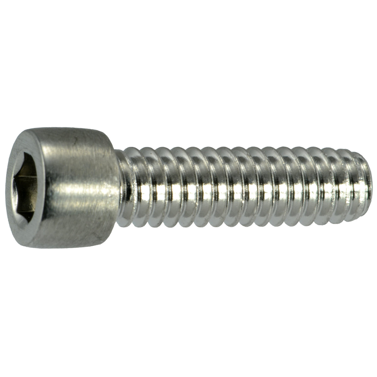 1/4"-20 x 7/8" Polished 18-8 Stainless Steel Coarse Thread Smooth Sock ...