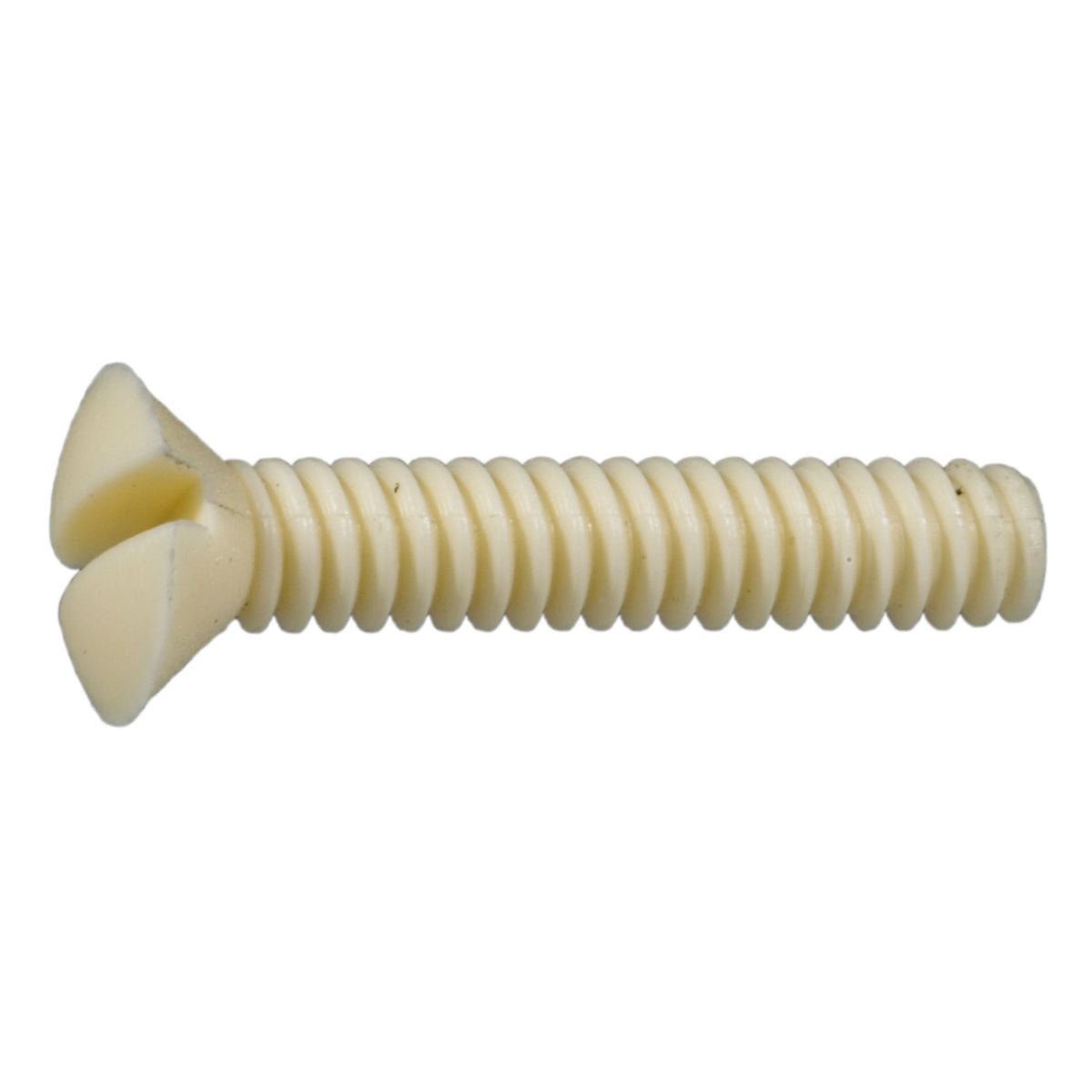 #6-32 x 3/4" Ivory Colored Slotted Oval Head Coarse Threaded Switch Pl ...