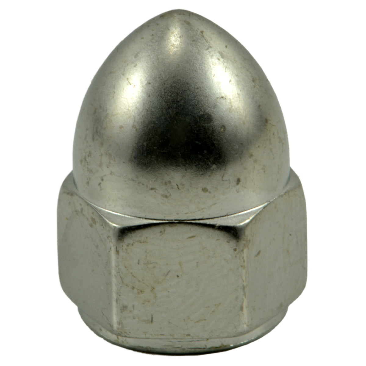 5/16"-24 Polished 18-8 Stainless Steel Fine Thread Acorn Nuts ...