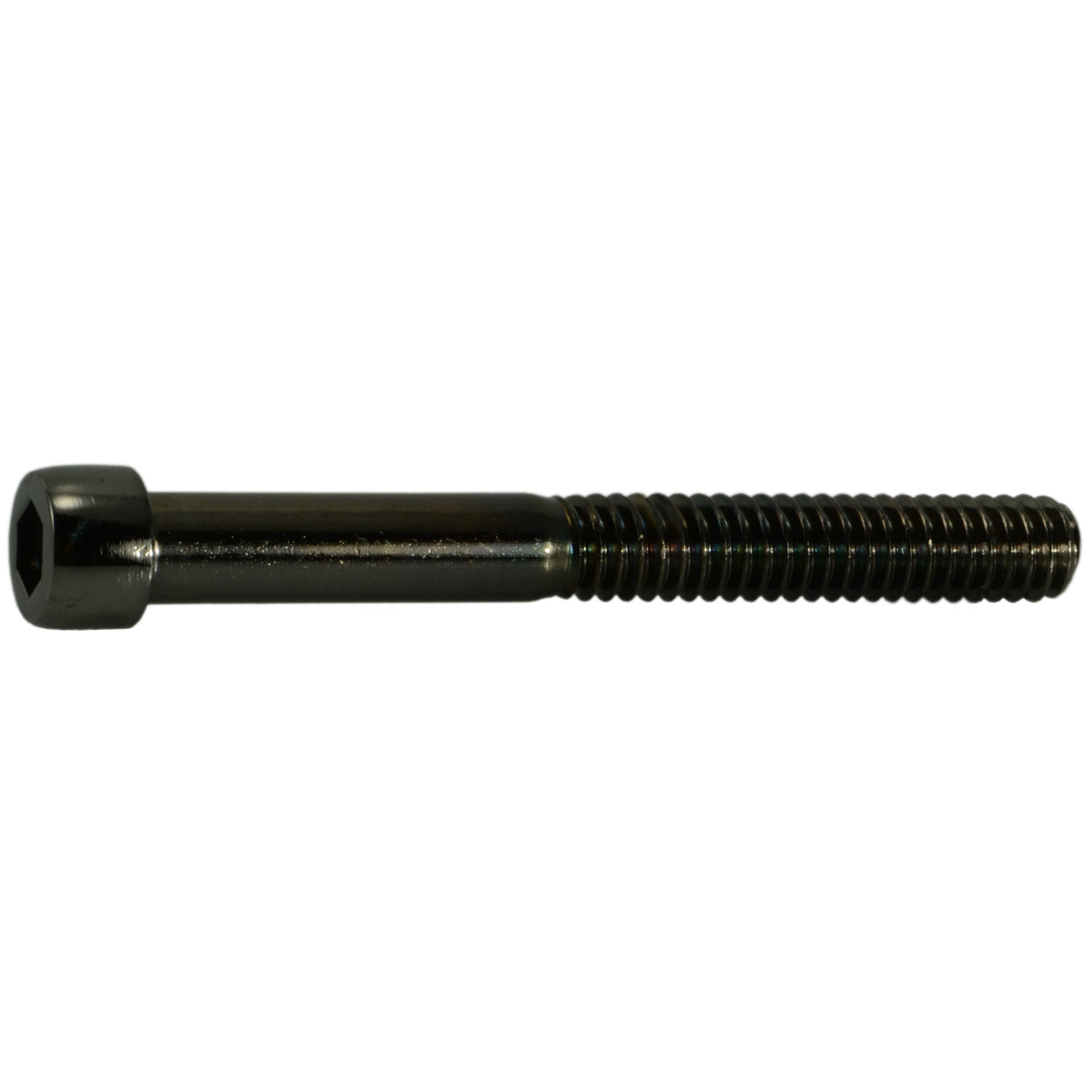 1/4"-20 x 2-1/4" Black Chrome Plated Steel Coarse Thread Smooth Socket ...