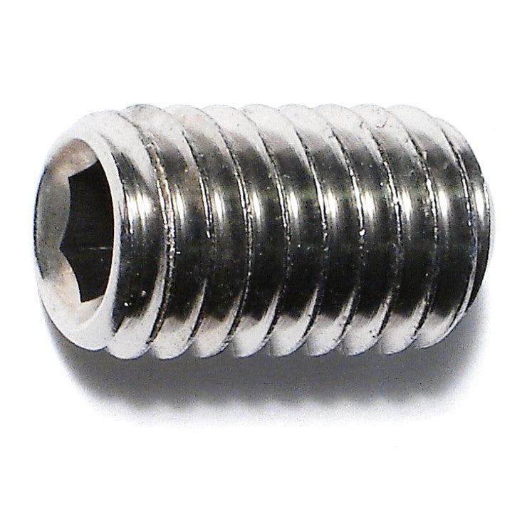 7/16"-14 x 3/4" 18-8 Stainless Steel Coarse Thread Hex Socket Headless ...