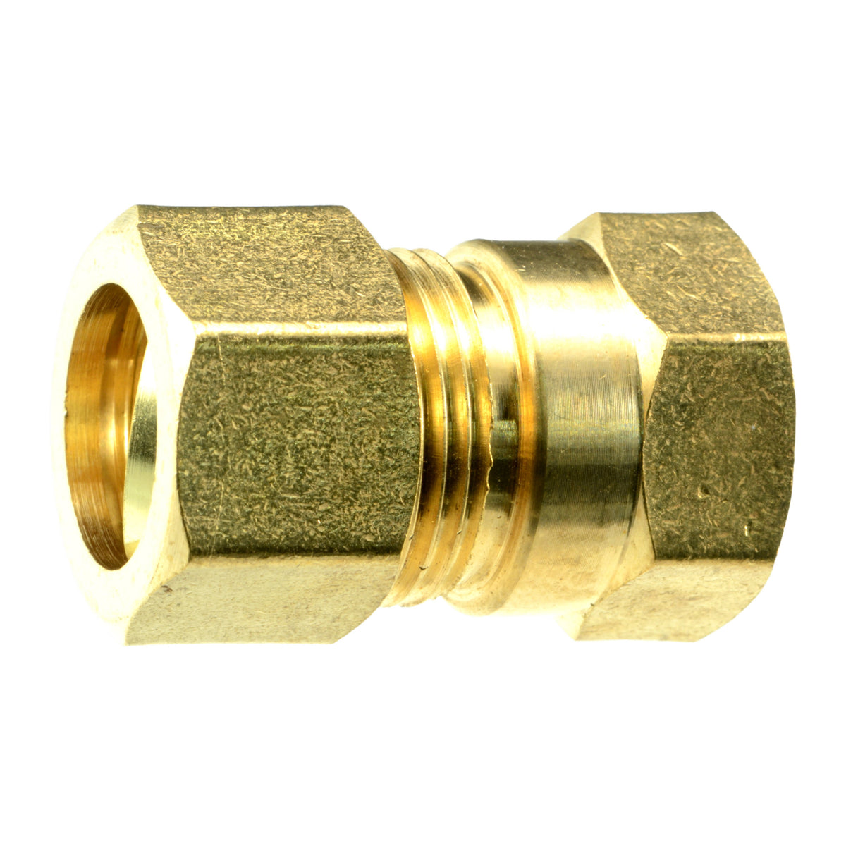 5/8" OD x 1/2FIP Brass Compression Pipe Connectors — Fastener Line