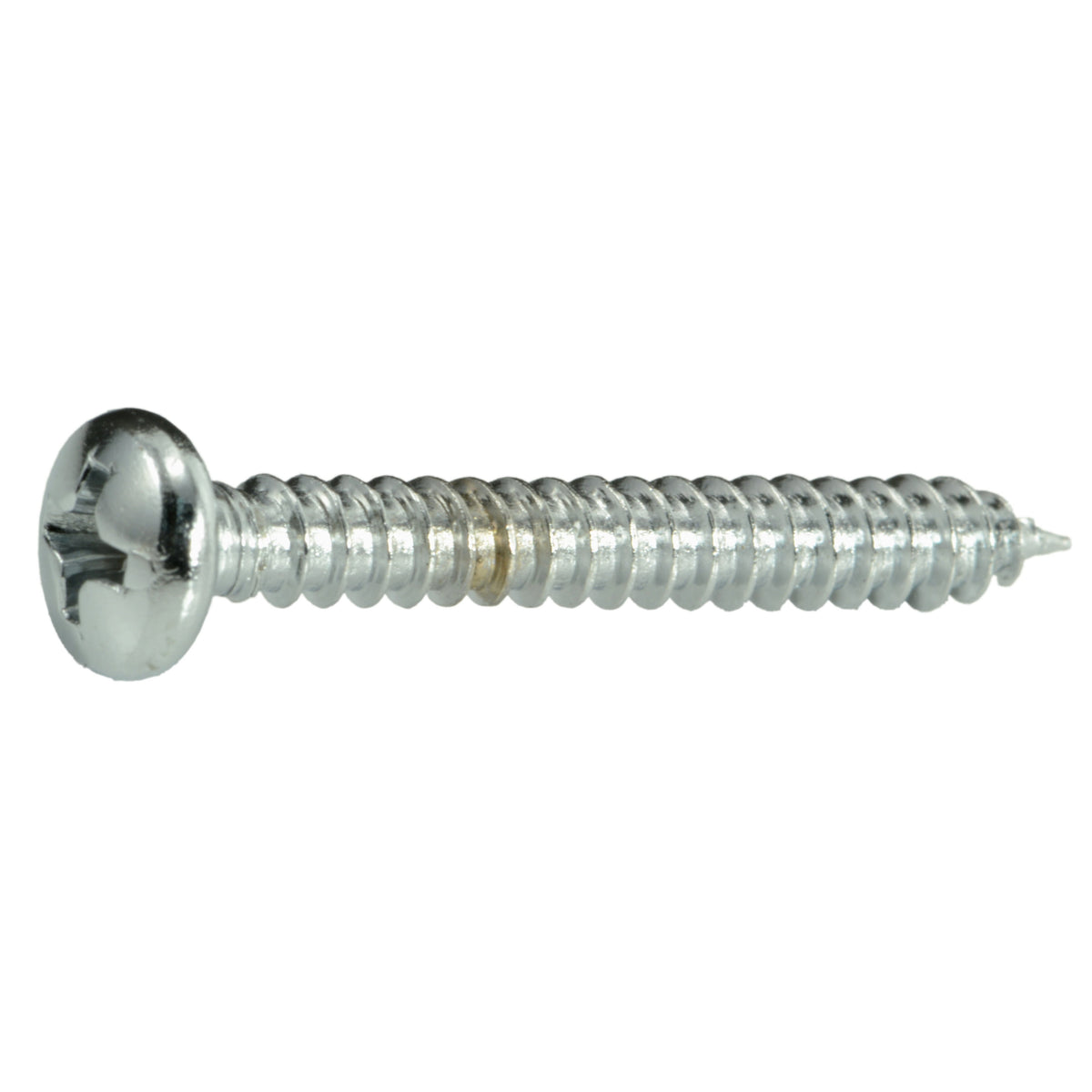 #8 x 1-1/4" Chrome Plated Steel Phillips Pan Head Sheet Metal Screws ...