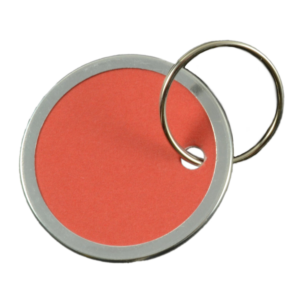 1-1/4" Red Paper Tags with Metal Rings — Fastener Line