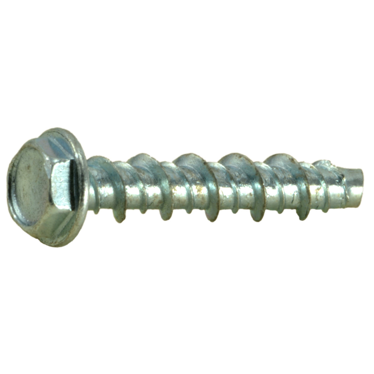 #6 x 3/4" Zinc Plated Steel Hex Head Hi-Lo Screws — Fastener Line