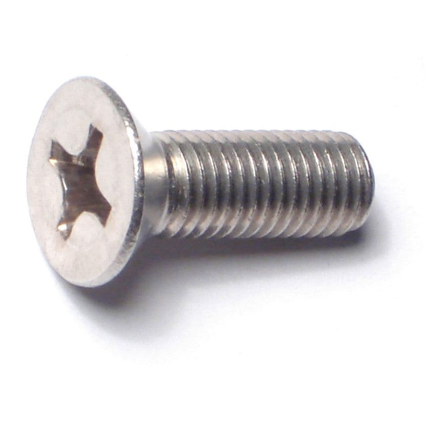 1/4"-28 x 3/4" 18-8 Stainless Steel Fine Thread Phillips Flat Head Mac ...