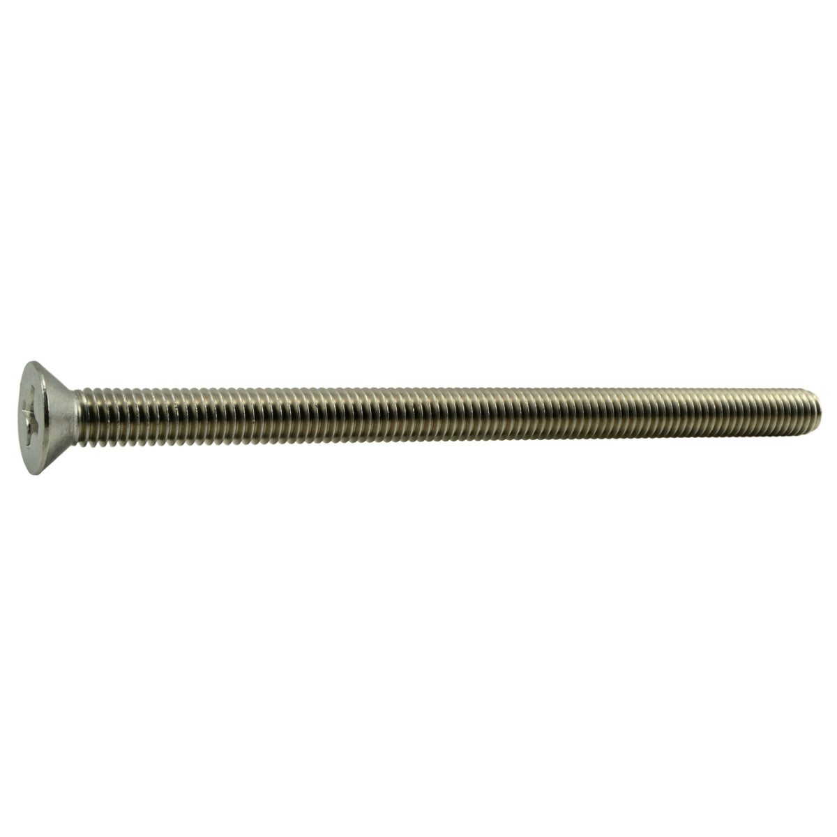 3/8"-16 x 6" 18-8 Stainless Steel Coarse Thread Phillips Flat Head Mac ...