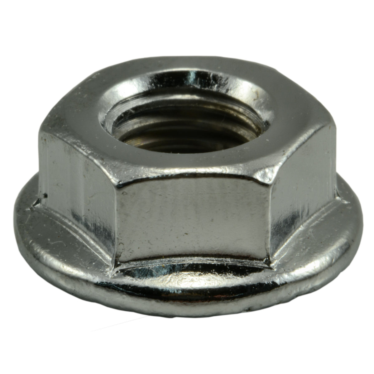 5/16"-24 Chrome Plated Steel Fine Thread Flange Nuts — Fastener Line