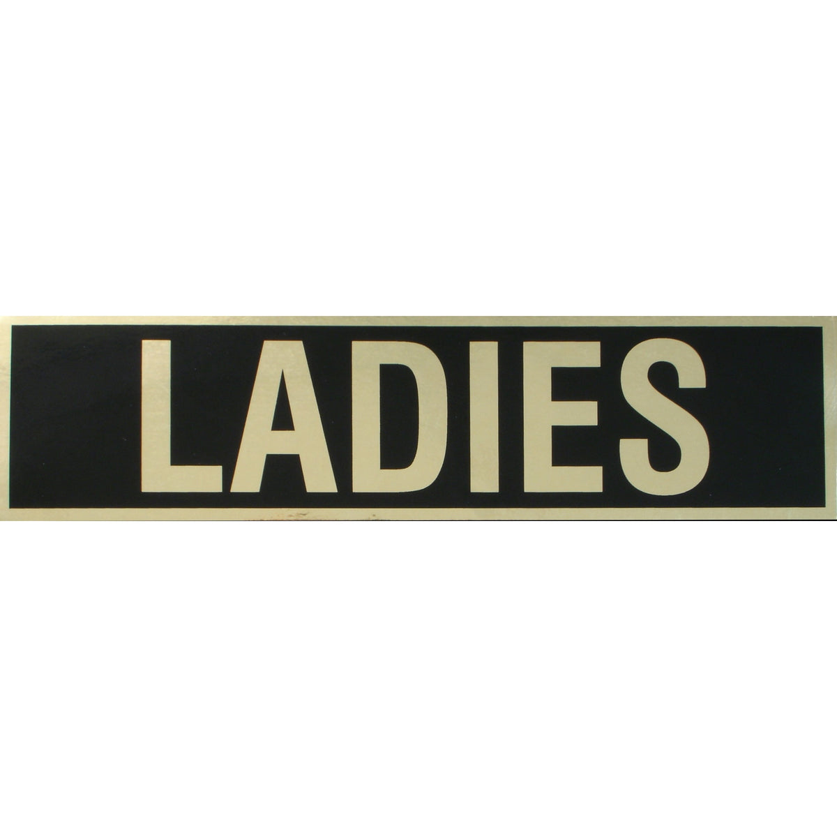 2" x 8" Mylar Plastic "Ladies" Peel & Stick Signs — Fastener Line