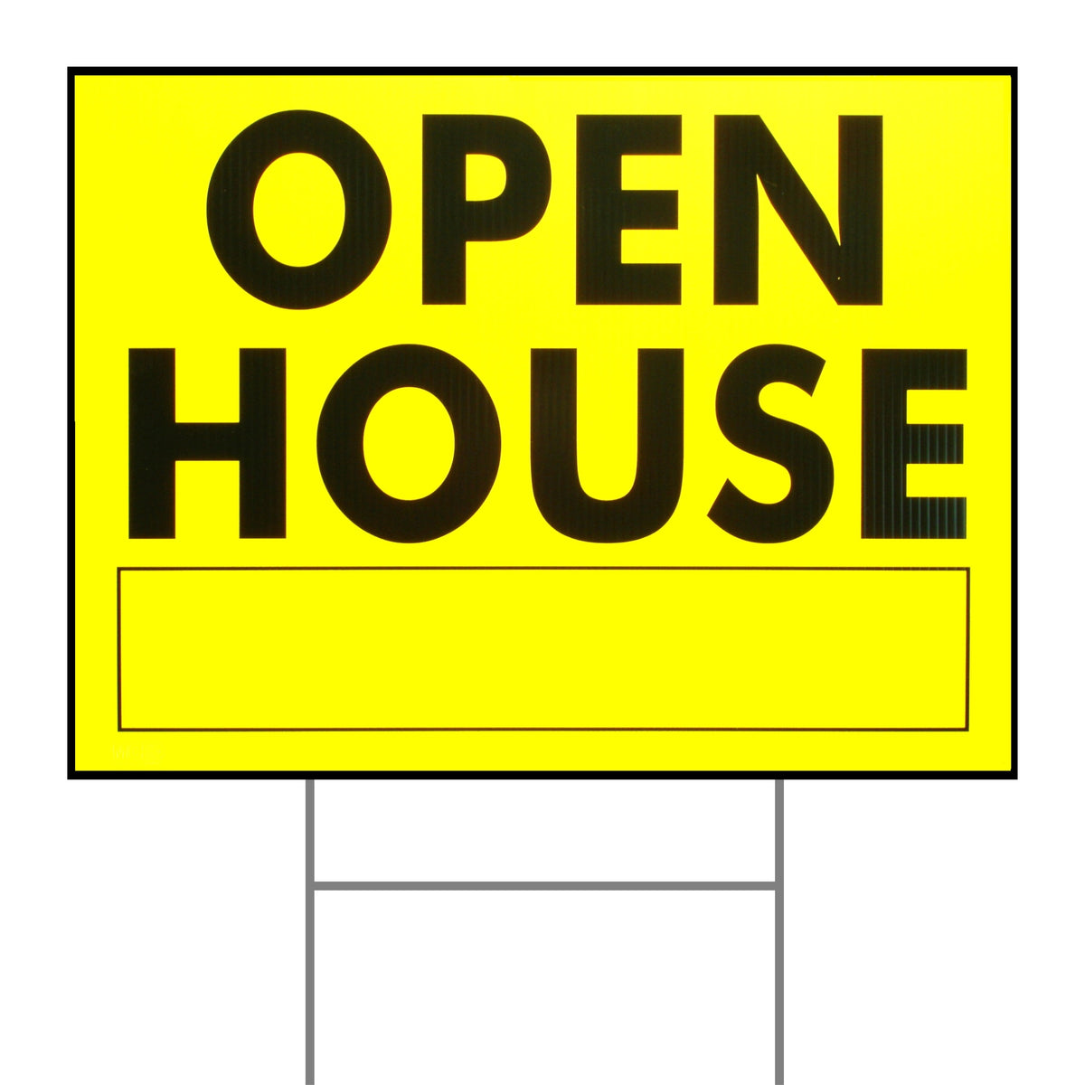 18" x 24" Plastic "Open House" Signs with H Stakes — Fastener Line