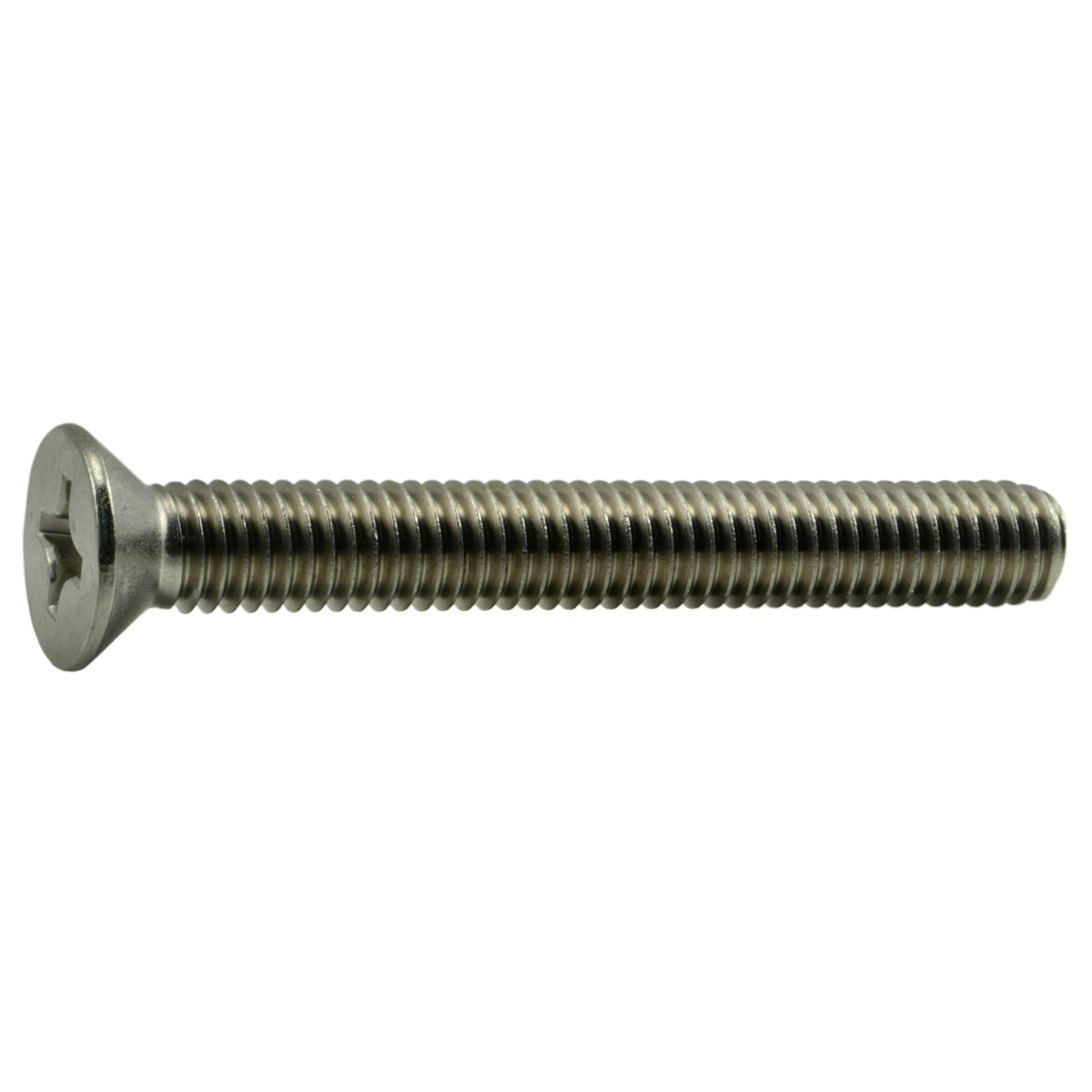 3/8"-16 x 3" 18-8 Stainless Steel Coarse Thread Phillips Flat Head Mac ...