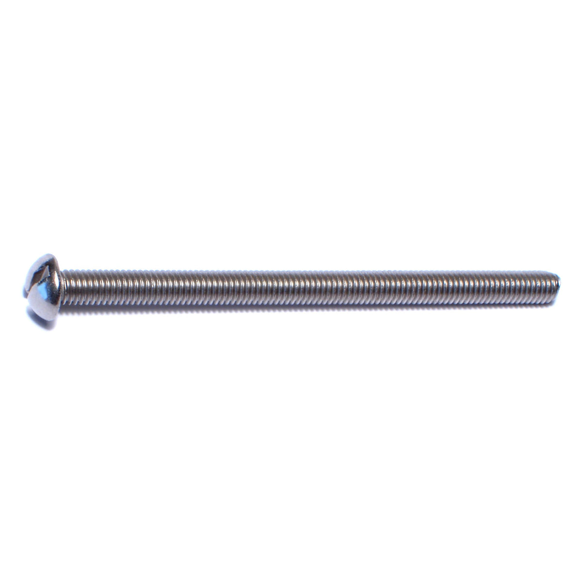 #10-32 x 3" 18-8 Stainless Steel Fine Thread Slotted Round Head Machin ...