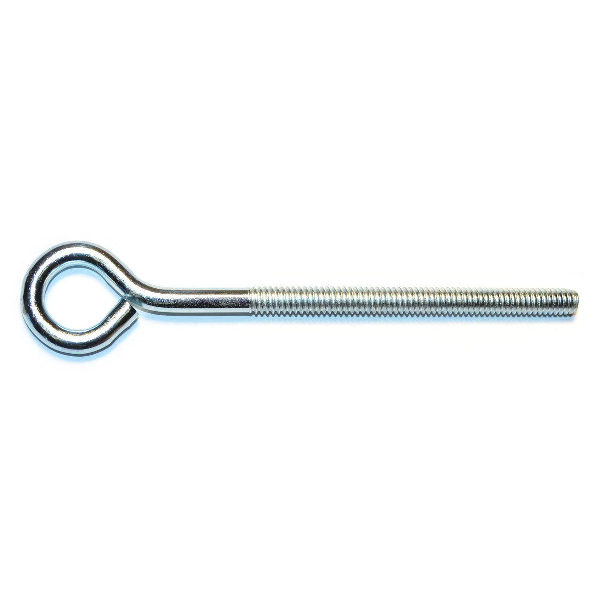1/4"-20 x 5" Zinc Plated Steel Coarse Thread Eye Bolts — Fastener Line