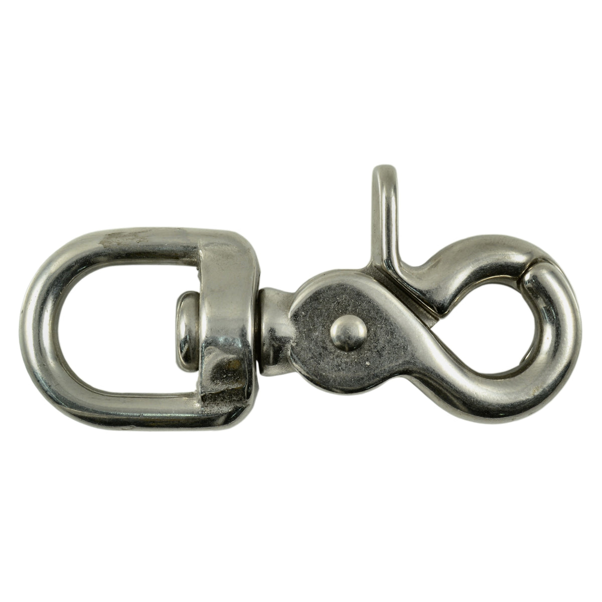 1/2" x 2-9/16" 18-8 Stainless Steel Swivel Trigger Snap Hooks ...