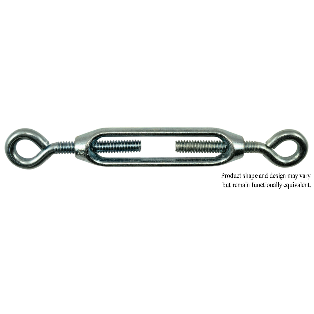 1/4" x 5-1/4" Zinc Plated Steel Eye-Eye Turnbuckle — Fastener Line