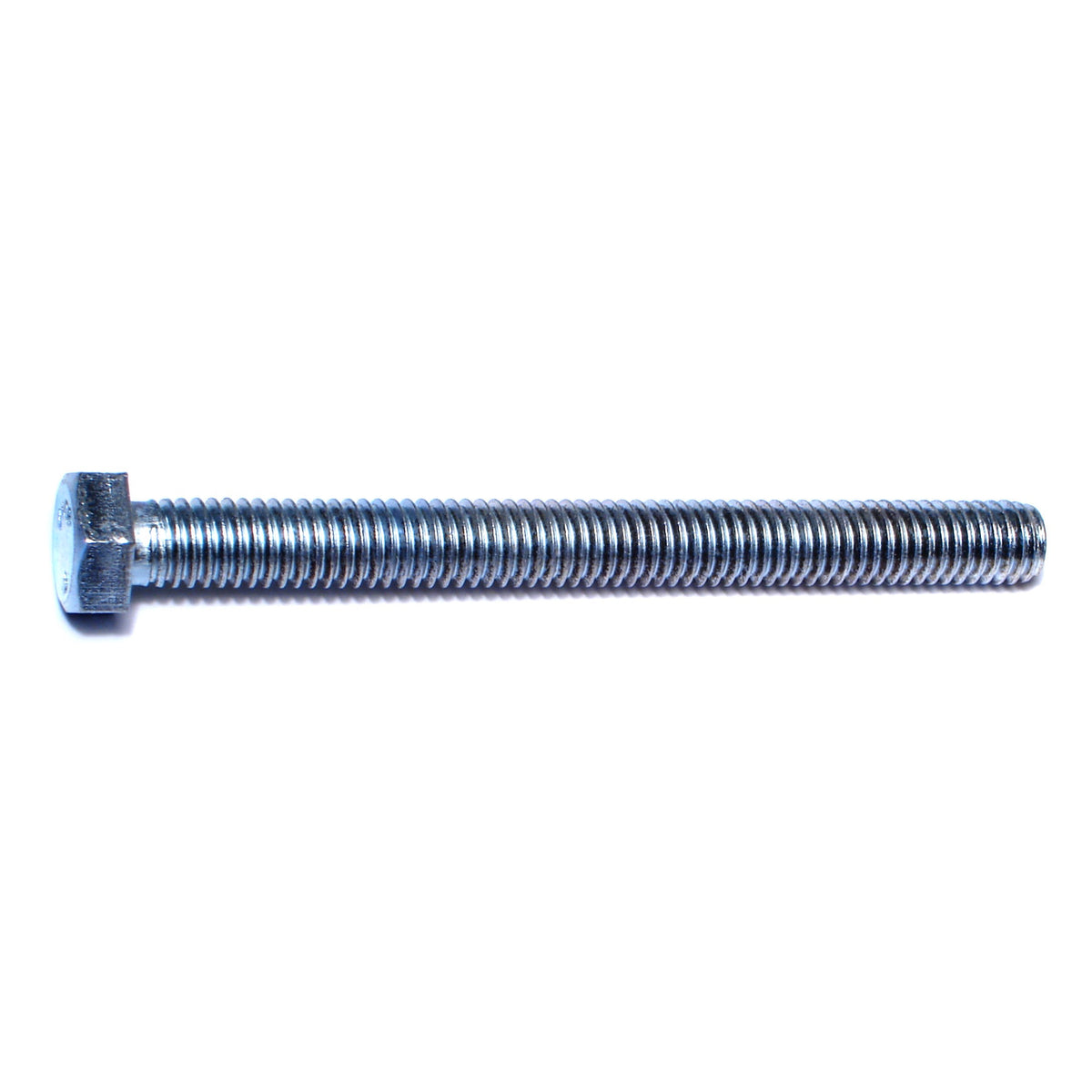 3/8"-16 x 4" Zinc Plated Steel Coarse Full Thread Hex Head Tap Bolts ...