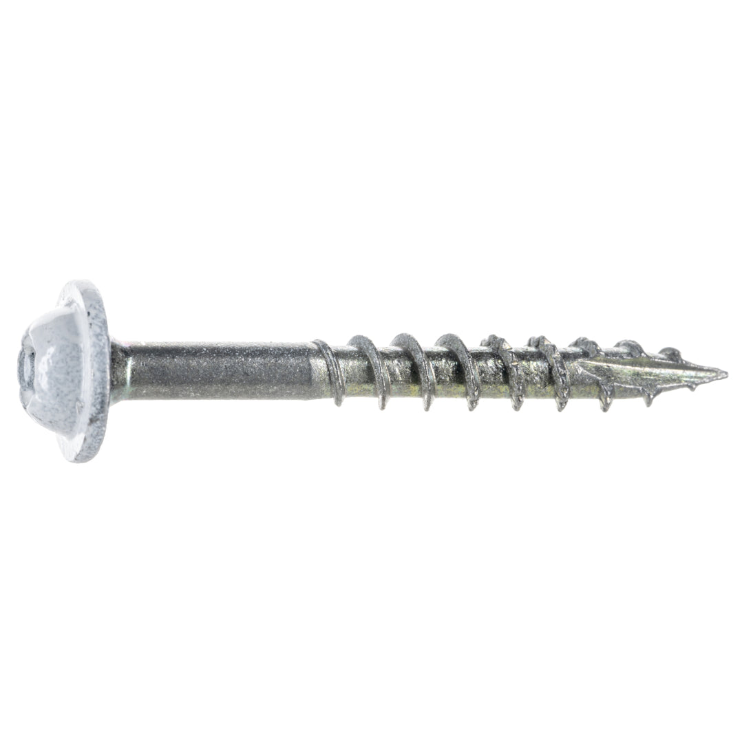 SaberDrive® White Star Drive Round Washer Head Cabinet Screws ...